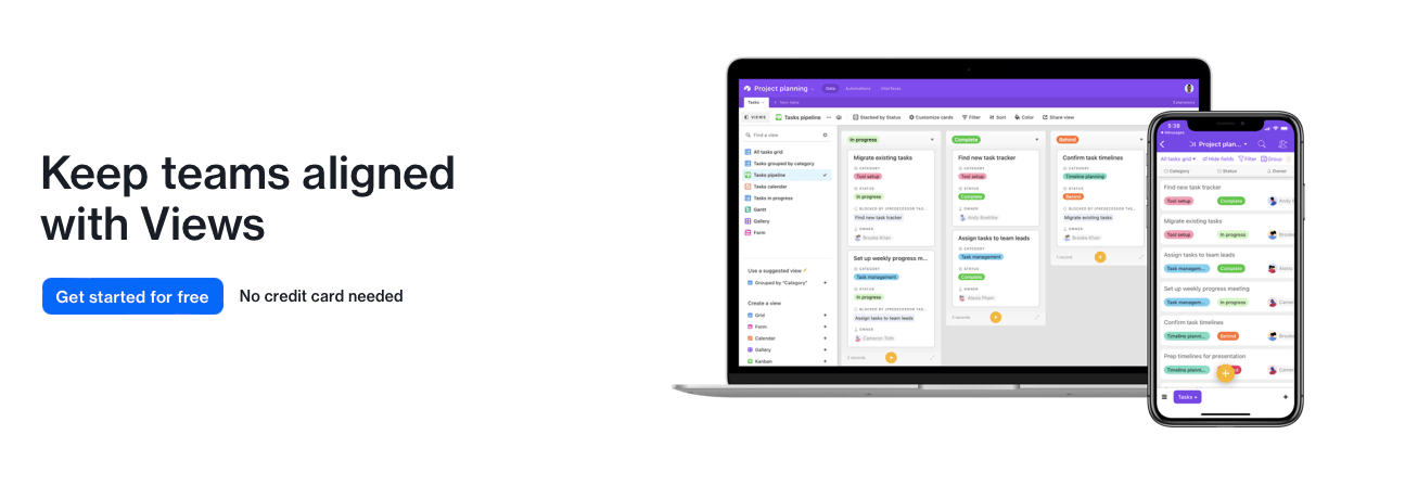 Airtable Review 2022 | Pricing, Features, Competitors, Pros & Cons
