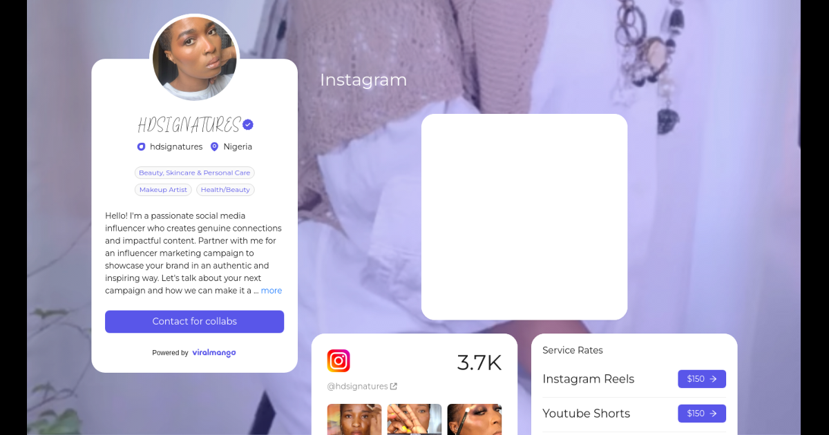 IYANUOLUWA IMOLEOLUWA Instagram and TikTok Influencer Media Kit ...